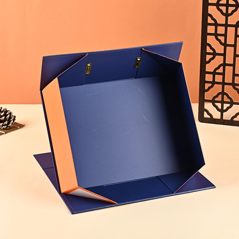 Custom Three-Dimensional Folding Magnetic Flap Gift Box with Bronzing ...