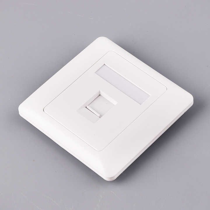 Network 86 Faceplate Cat5e Cat6 Cat7 Faceplate Ethernet Wall Socket ...