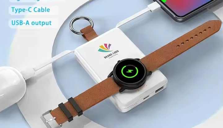Emergency Magnetic Wireless Mobile Powerbank Watch Charger