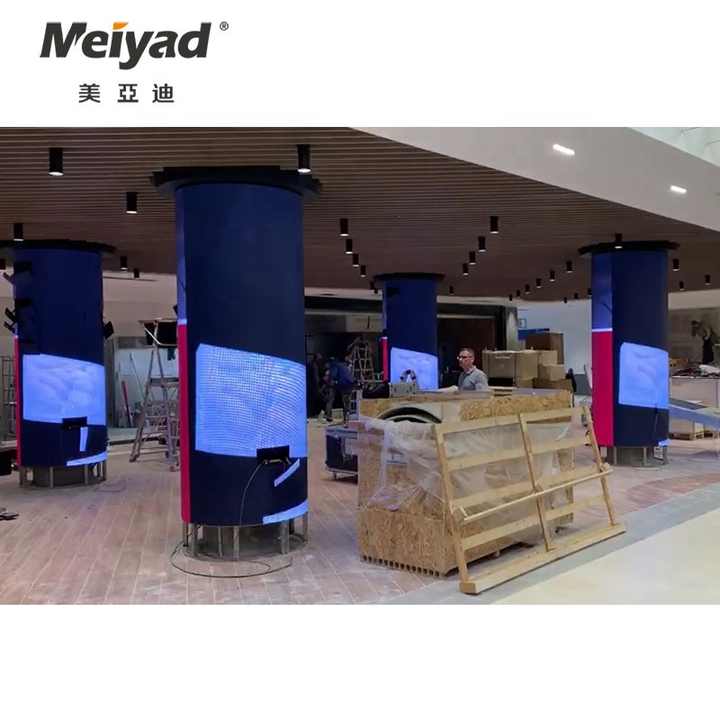 LED P4 Indoor Flexible Screen - High Flexibility & Brightness