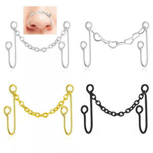 Wholesale fake nose chain piercing-Buy Best fake nose chain piercing ...