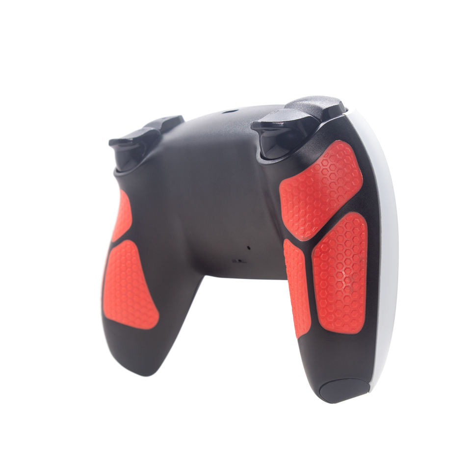 For PS5 Controller Grippy Textures Handle Rubber Grip Replacement Rear ...