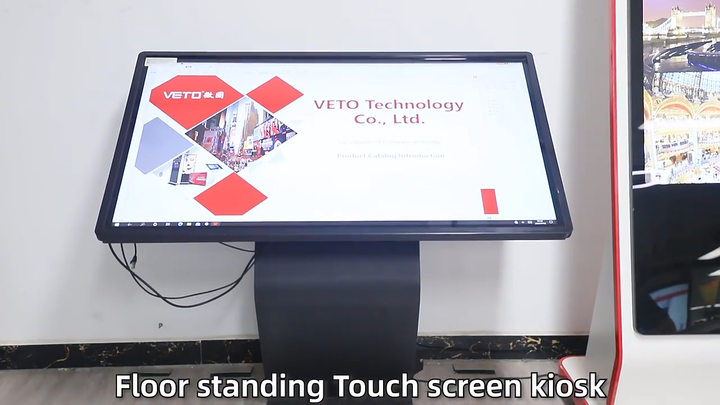 Interactive Kiosk - 4K Full HD Advertising Digital Touch Screen
