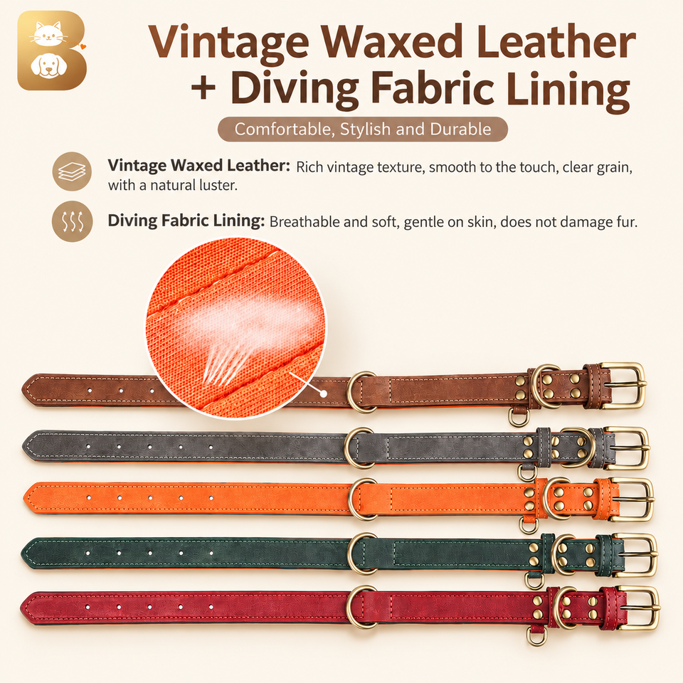 ZHENYI Leather Custom LOGO Diving Material Pet Collar with Engraved ...