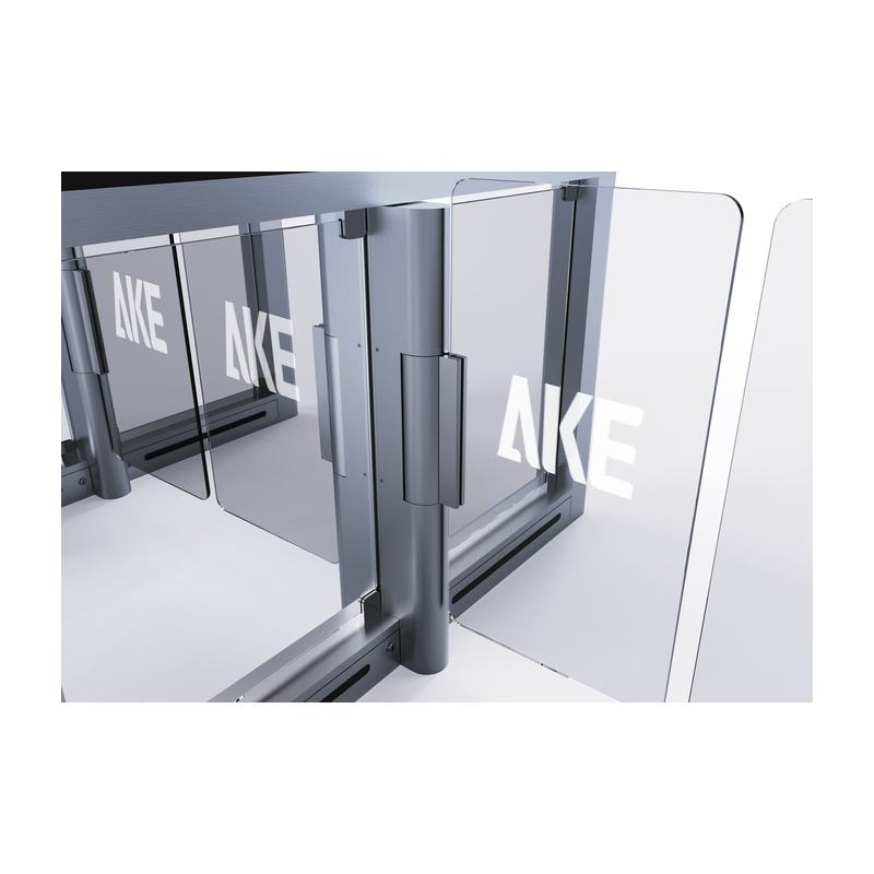 AKE Speed Gate Turnstile Face Recognition QR Code High Speed Anti ...