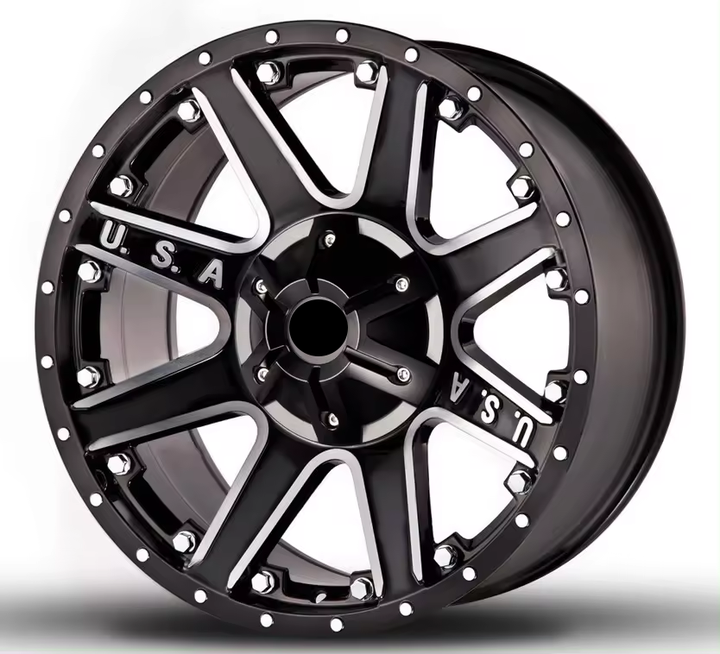 Multi-Spoke design 17 18 20 inch off road wheels 6x139.7 deep concave ...