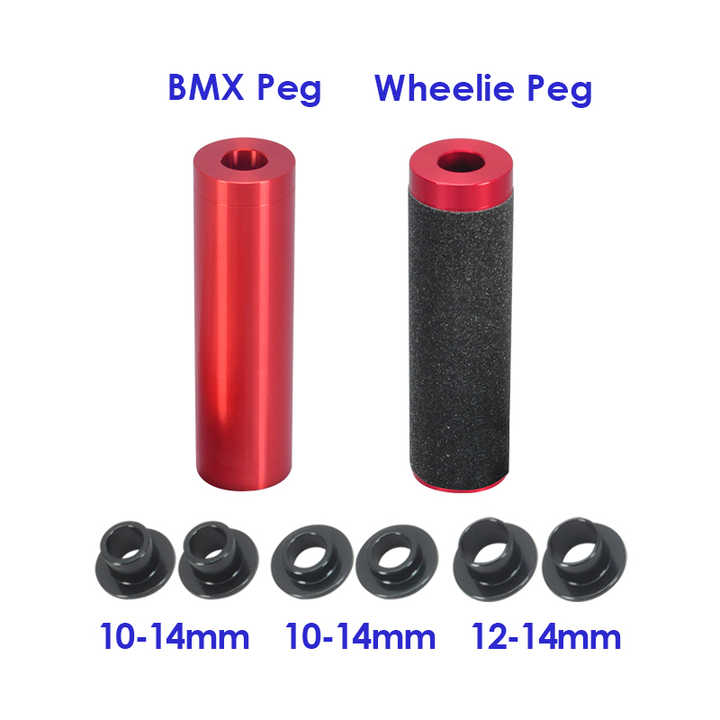 BMX Alloy 6061 Wheelie Pegs for 24 Inch & 26 Inch Bikes ODM