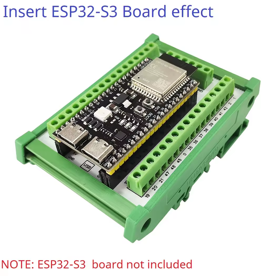 Din Rail Mounting ESP32-S3 Development Board N16R8 N8R8 ESP32-S3 ...