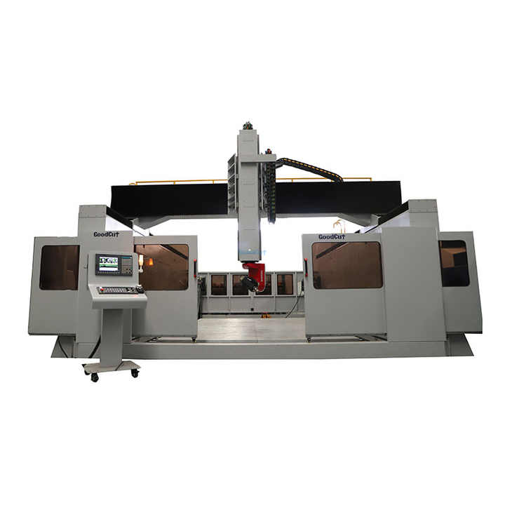 High Productivity 5 Axis CNC Router Cutters for MDF Door Machine