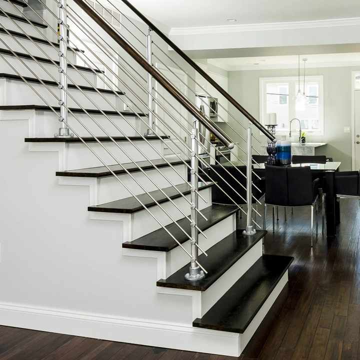 Durable Strong 304 Stainless Steel Balcony Railing Crossbar Handrail ...