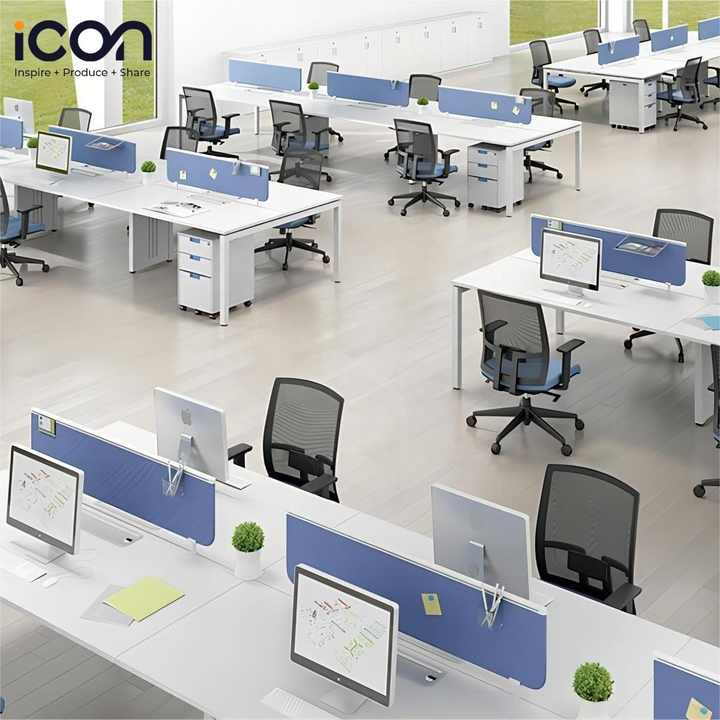 Acousitic Modular Desks and Workstations Cubicle Office Furniture Table ...