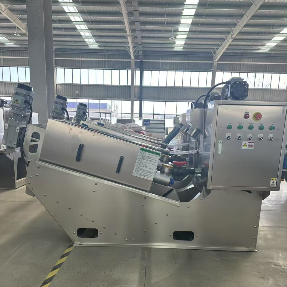 Sludge Dewatering Machine Automatic Dehydrator Sludge Solid Liquid ...