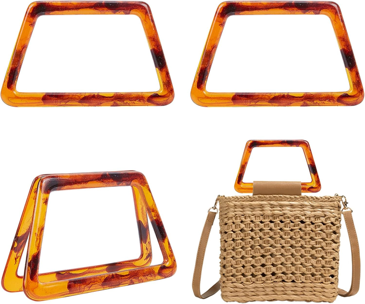 Multiple Style Unique Resin Handle Replacement Handmade Diy Craft Bag ...