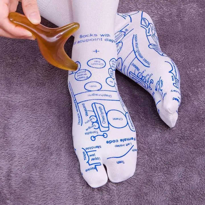 Relieve Tired Feet with Reflexology Socks - Acupressure Massage
