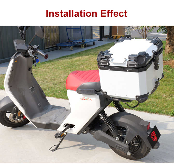 Universal Motorcycle Tail Box Frame Bracket Abs Aluminum Trunk Top Case ...