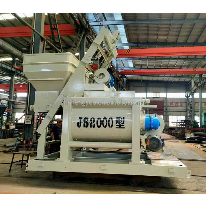 Js500 Twin Shaft Concrete Mixers Concrete Mini Mixer China Self Loading ...