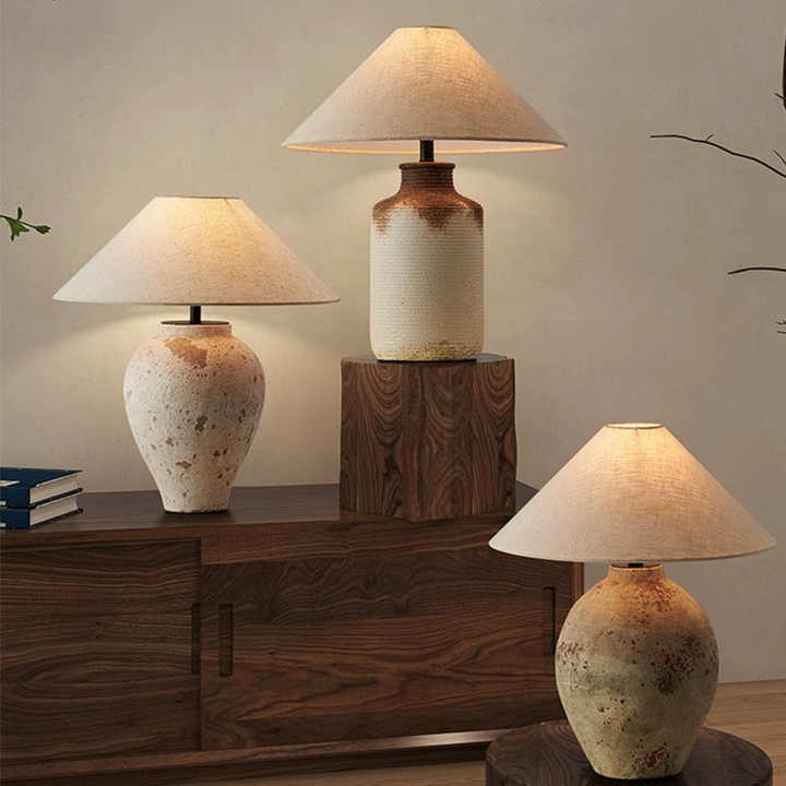 High Quality Handmade Ceramic Table Lamp for Modern Decor
