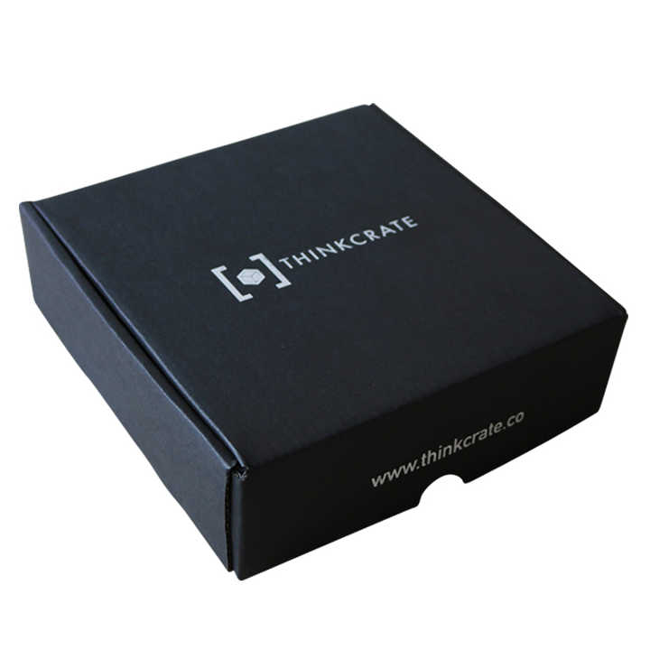 Custom Biodegradable Recyclable Black Paper Packaging
