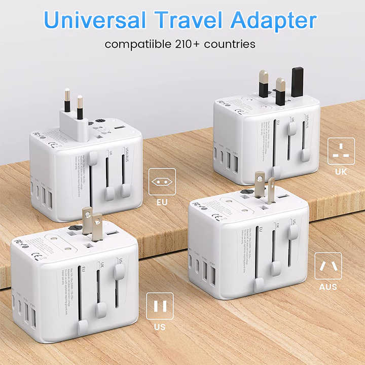 Worldplug Universal Socket Travel Adaptor - International Power