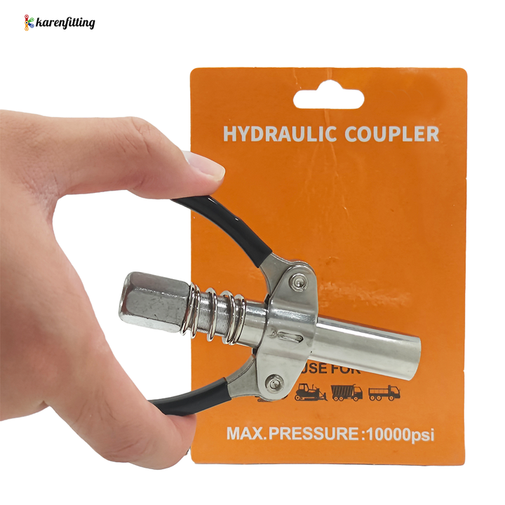 Grease Gun Coupler 10000 Psi Quick Release Grease Tip Tool Car Syringe ...