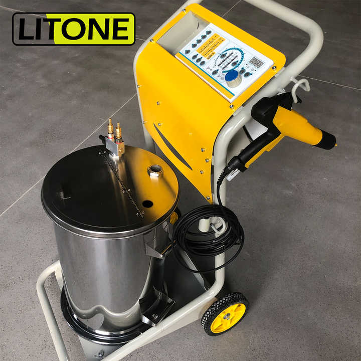 Aluminum Vibrating Lab Manual Metal Electrostatic Powder Spray Painting ...