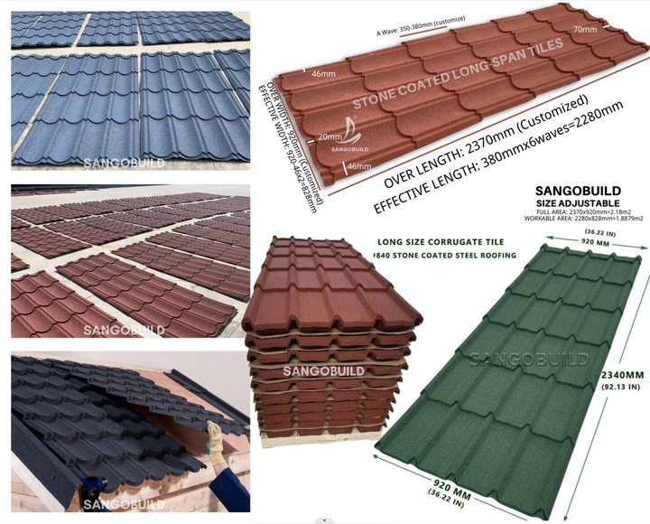 Stone Metal Roofing - Durable, Long Span Roofing Sheets