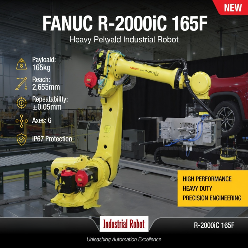 Heavy Payload Factory Automation Robot Fanuc R-2000ic/165F 6 Axis ...