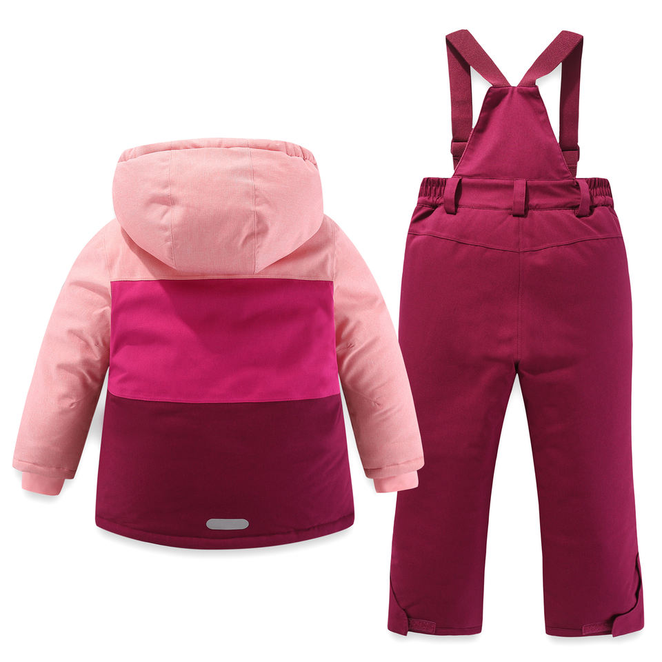 Girls Winter Windproof Waterproof Ski Suit Professional Two Piece Set ...