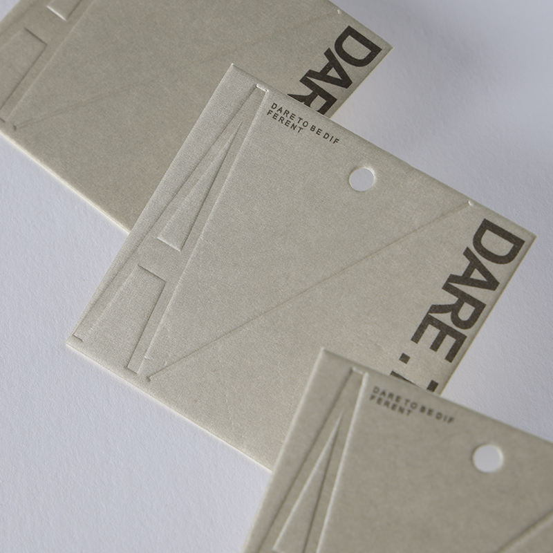 Customizable Brand Tags for Luxury T Shirts - Mibai Card