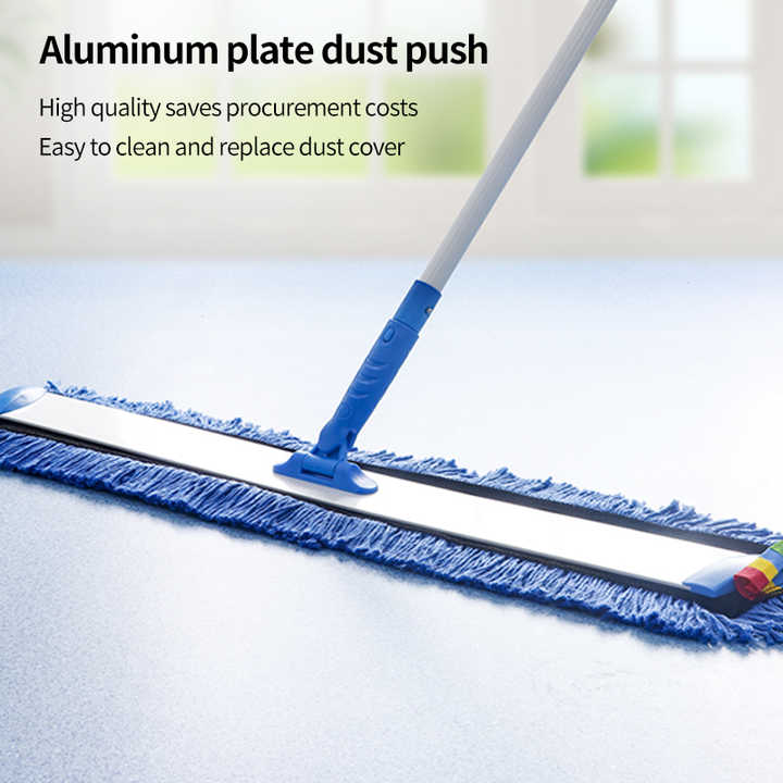 High Quality Flat Mop Stainless Steel Telescopic Handle Replaceable Mop ...