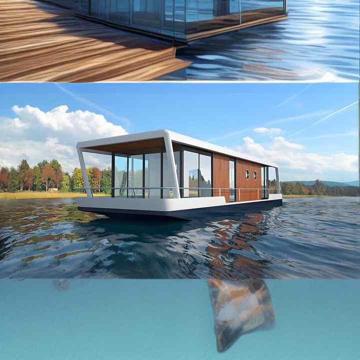 Luxury Sports Aluminium Floating Fishing Party Barge Kits