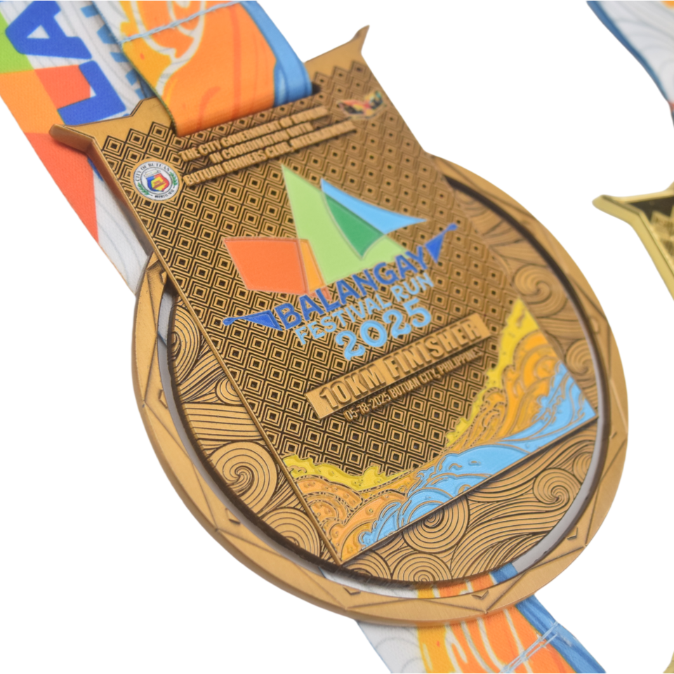 Malaysia MEDAL CHARITY LIGHT RUN 5KM Colour Run Medal