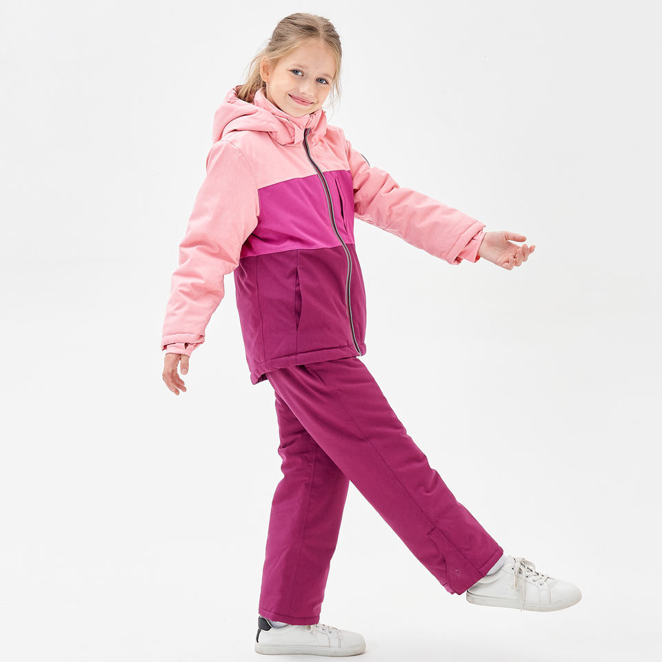 Girls Winter Windproof Waterproof Ski Suit Professional Two Piece Set ...