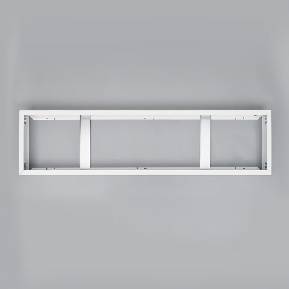 Modern Aluminium LED Panel Surface Mounting Bracket Kit With White or ...
