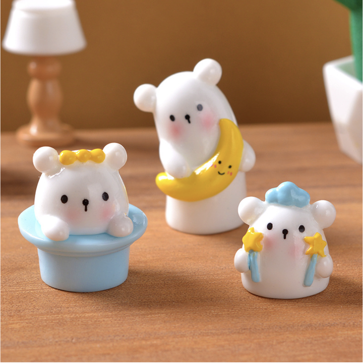 Wholesale Creative Cute Leisure Bear Cartoon Sculpture Resin Figurine ...
