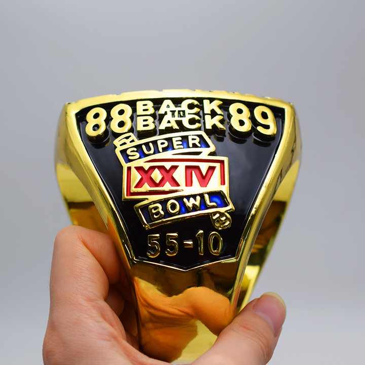 SF Super Gold Big Ring San Francisco 49ers Dallas Cowboys Championship ...