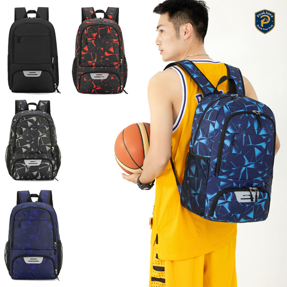 PA 2026 Basketball Backpack Oxford Zipper Closure Women Training Gym ...