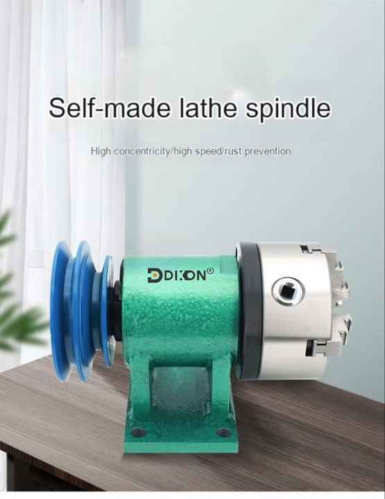 160type/belt Drive Lathe Spindle with 3 Jaw Chuck Power Head