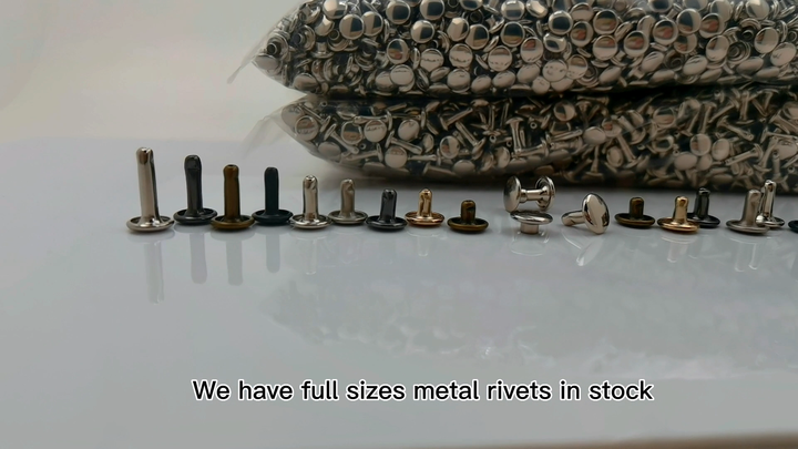 High Quality 12# 9mm Single Cap Rivet Fastener For Bags Shoes Leather ...