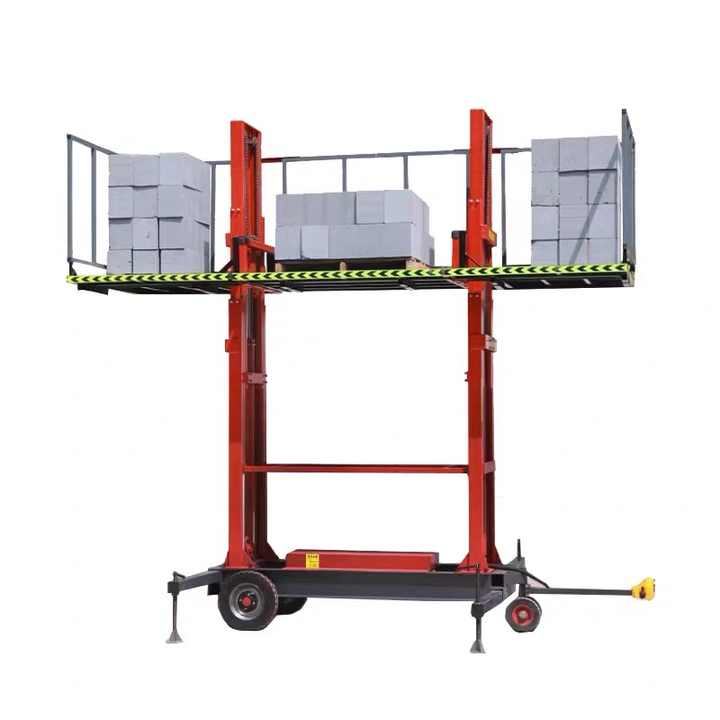 6/10/12m 1.5ton Portable electric scaffold construction electric ...