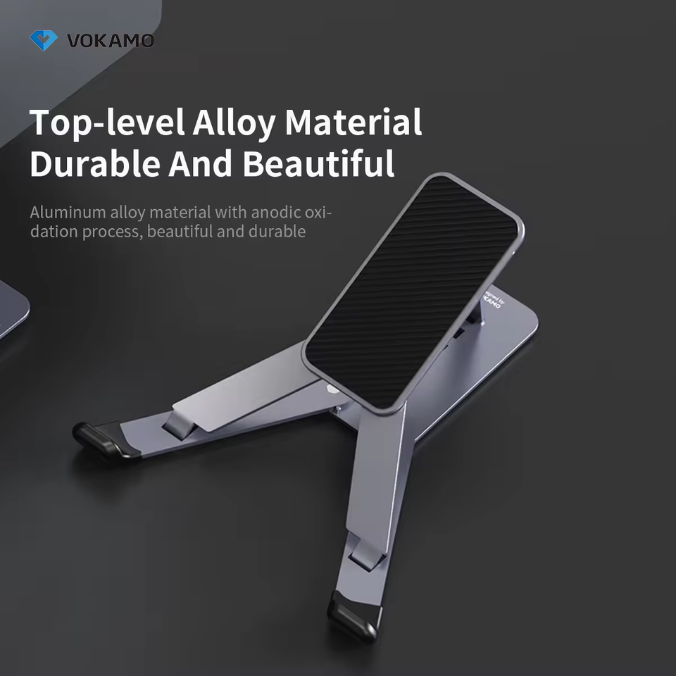 Portable Folding Vertical Foldable Laptop Desk Holder Metal Computer ...