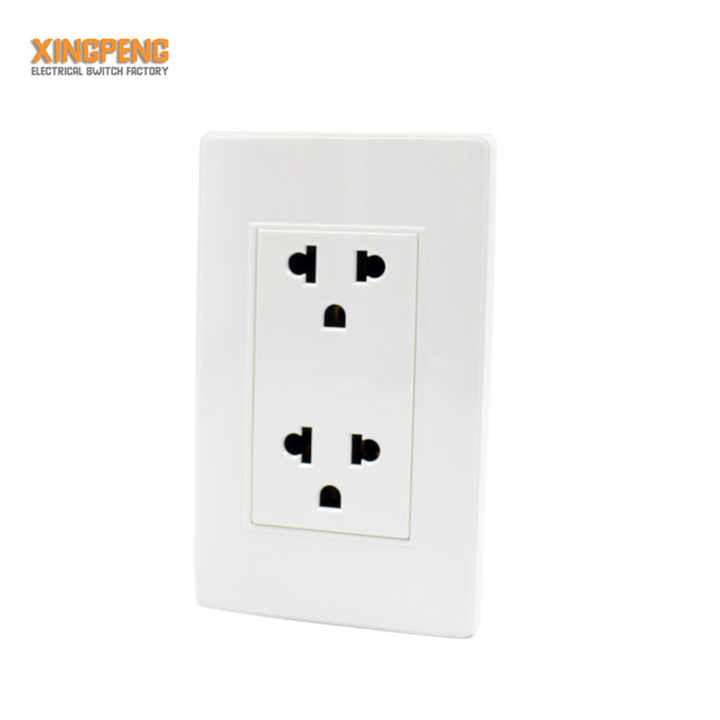 220V Outlet USA - Universal Double Receptacle Power Socket