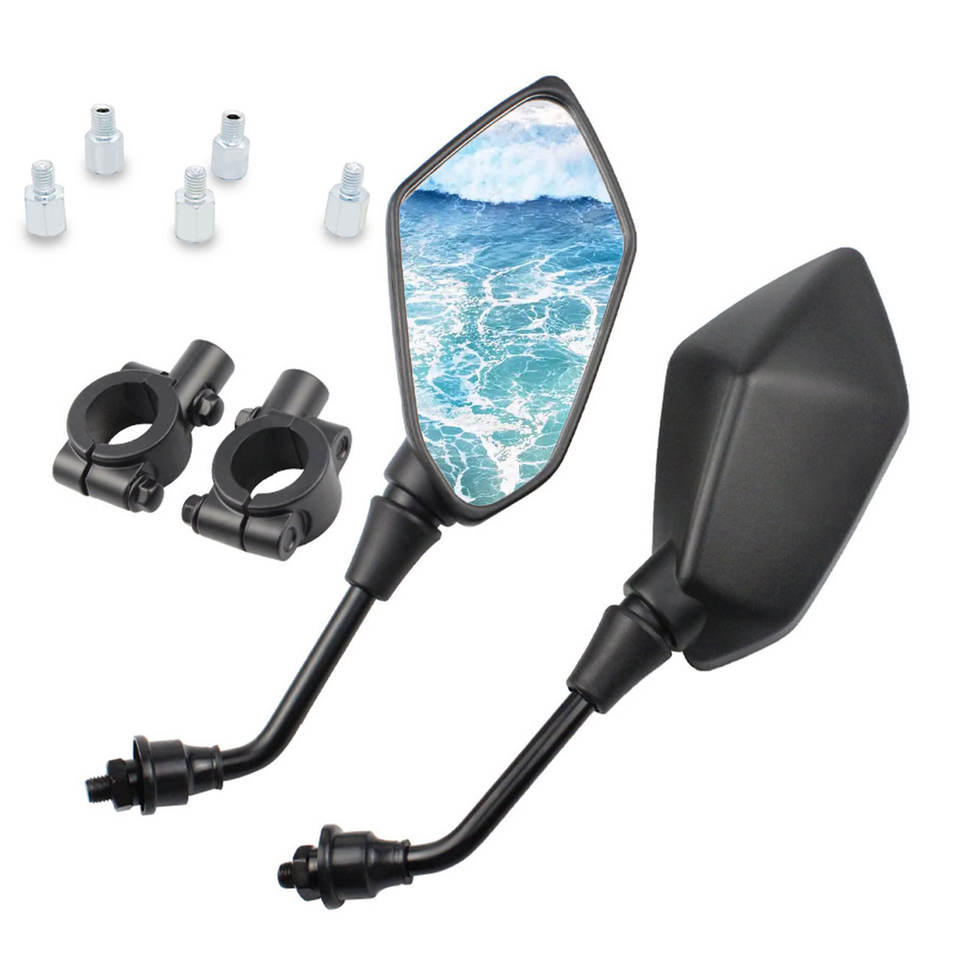 Evride Electric Motorcycle Rearview Mirrors Convex Design Reverse ...