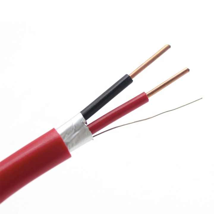 Fire Alarm Cable Jacket Wire Red Fire Retardant PVC Standard Shielded 2 ...