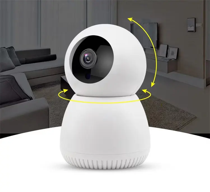 Smart Home Security Mini Camera Wireless HD PTZ WiFi with Dual Lights ...