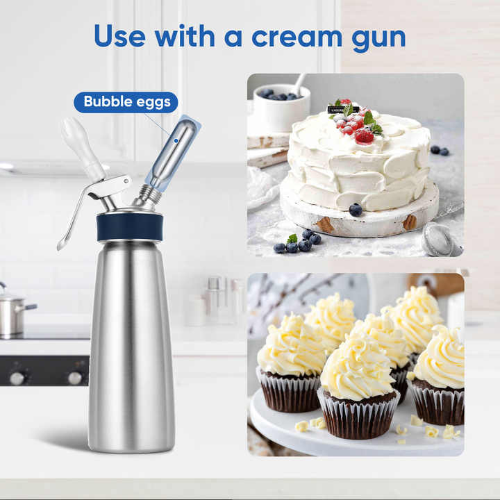 2000g Smart Whippy Cream Charger Cartridge OEM Pure Food Use Gas Tank ...