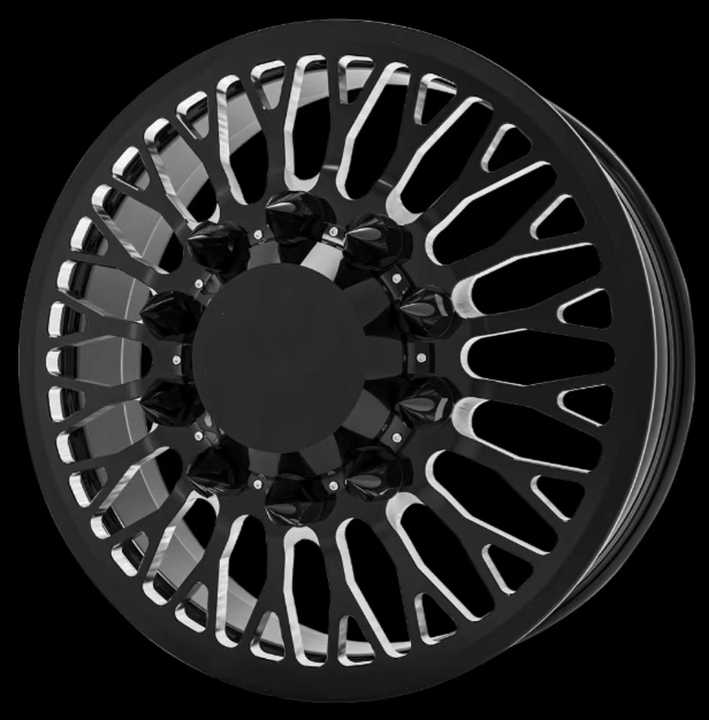 Custom Luxury Forged Dually Wheel for ram ford 22 24 26 28 30 Inch ...