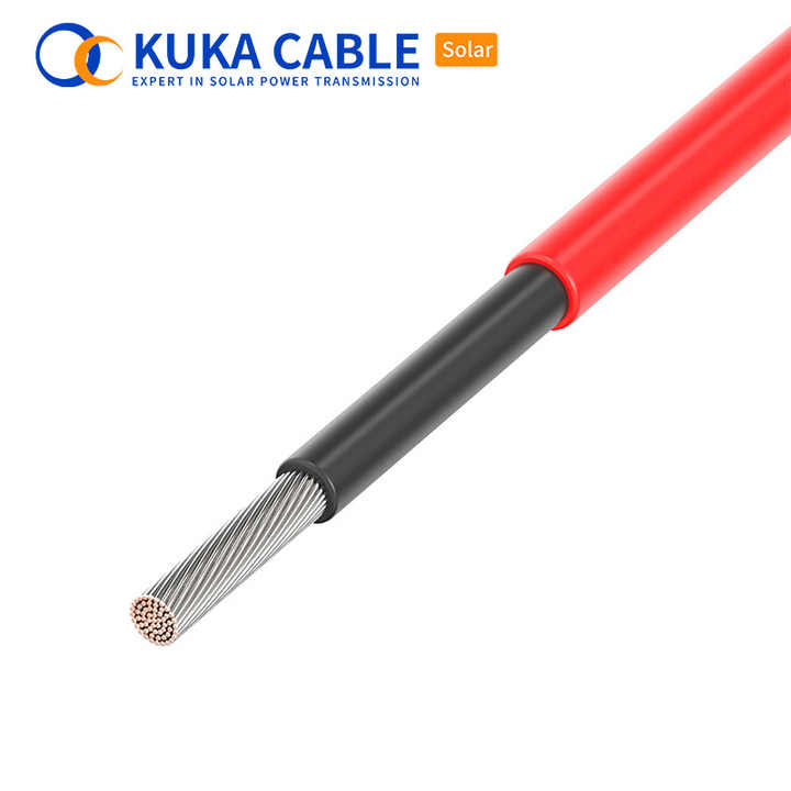 UL4703 Solar Cable 4mm2 Solar Panel Cable Photovoltaic Wire Red & Black ...