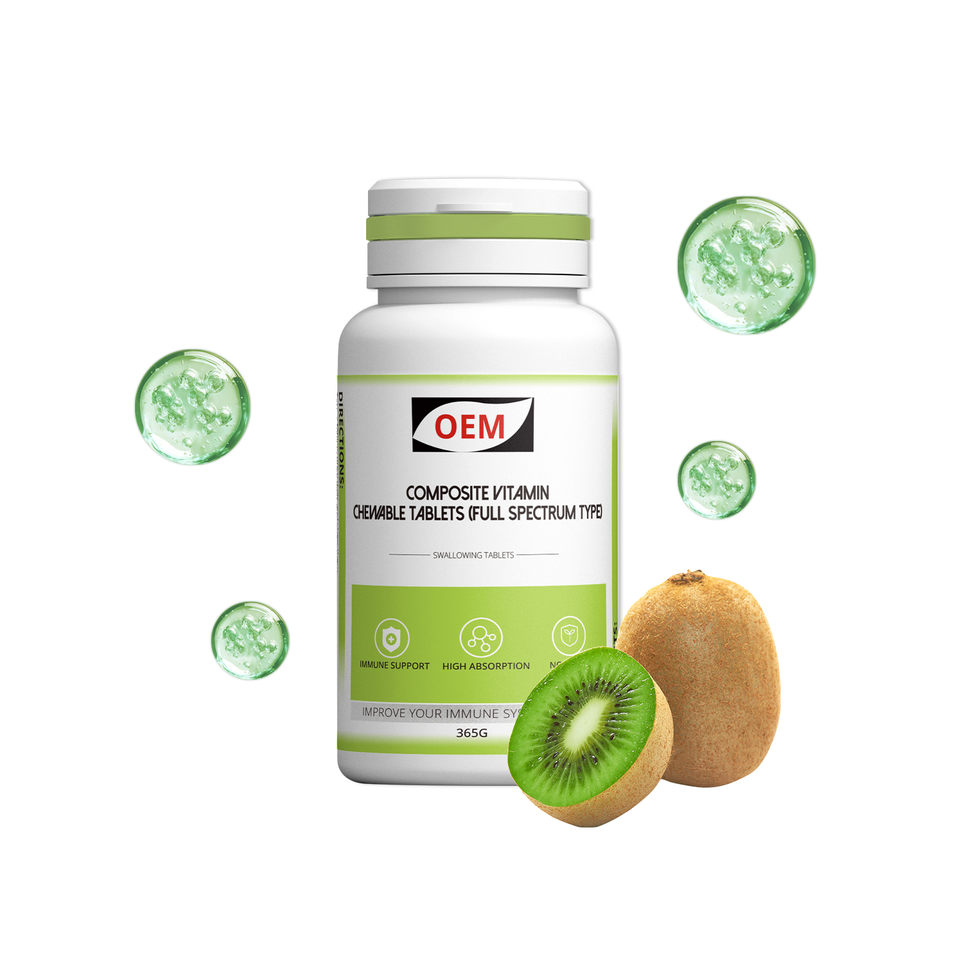 Complex Vitamin Chewable Tablets Fresh Flavored Supports Immune Health ...