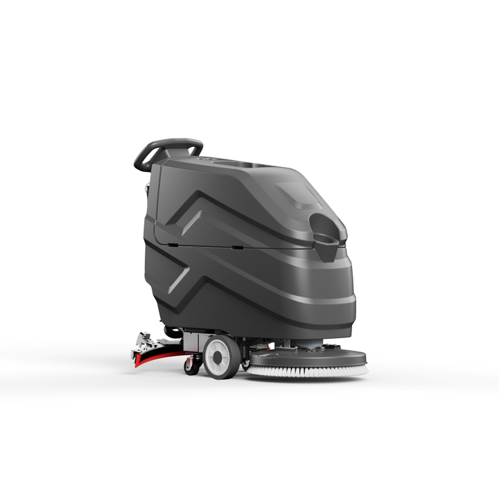 24V Electric Walk-Behind Floor Sweeper Cleaning Machine Convenient ...